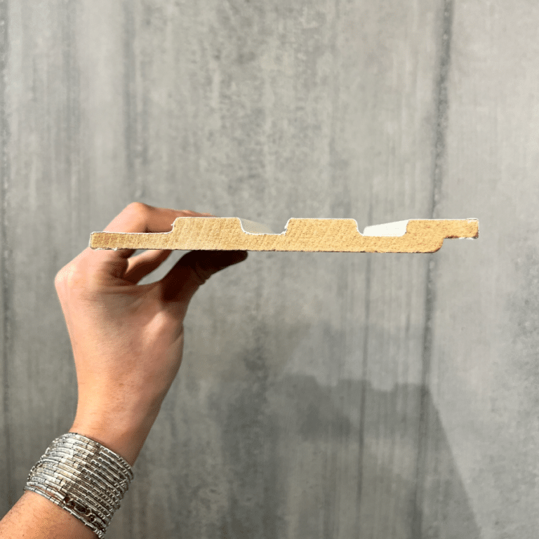 Revestimiento de Muro Wall Panel Deco Blanco Estocolmo 2400x120x12mm ...
