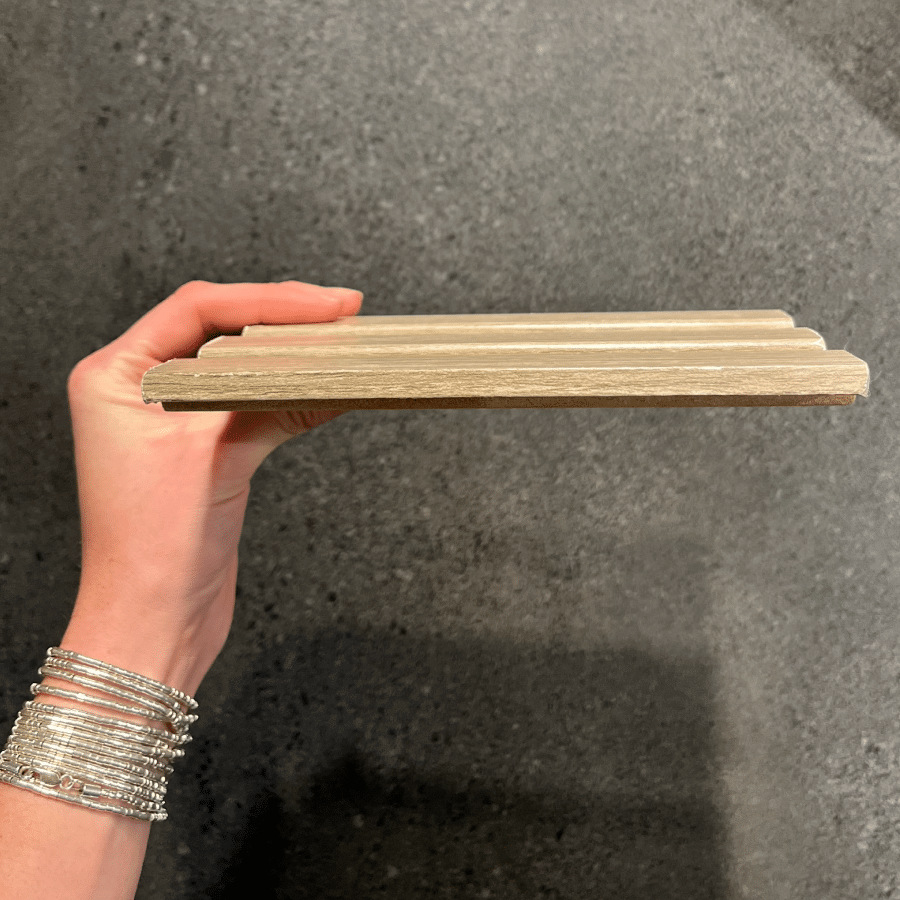 Revestimiento de Muro Wall Panel Deco Gris Arena 2400x150x13mm ...