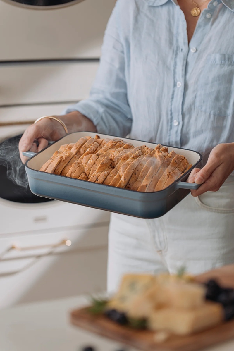 Fuente Rectangular 30 cm Dark Blue